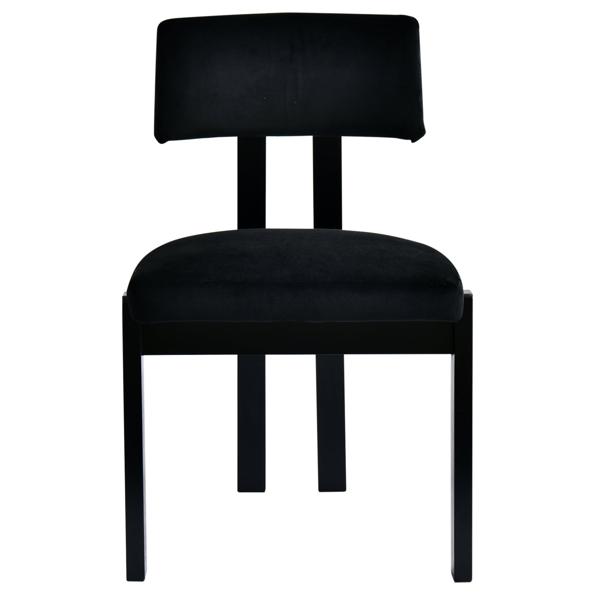 (Pre-order) Anna Black Velvet Dining Chair – Lush Interiors