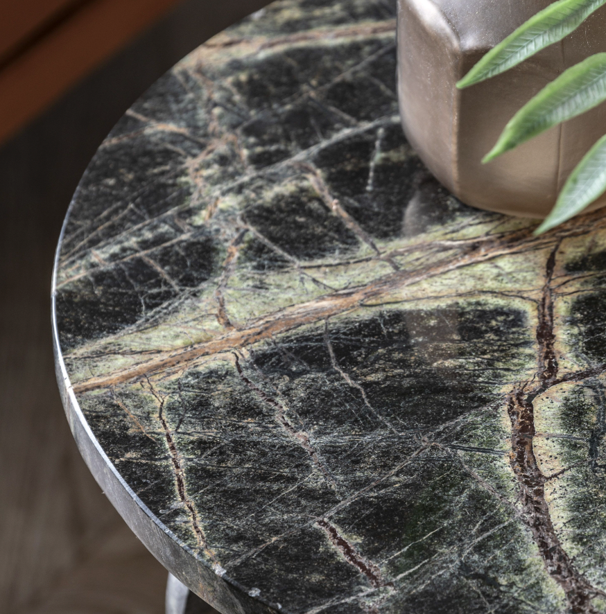CAPRI 100% MARBLE EMBER SIDE TABLE – Lush Interiors