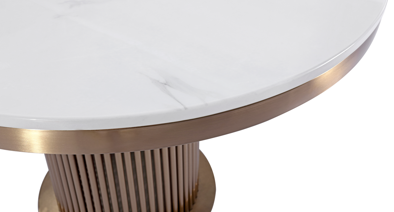 Luca Marble 220cm Table & Sandro Chair Dining Set – Lush Interiors